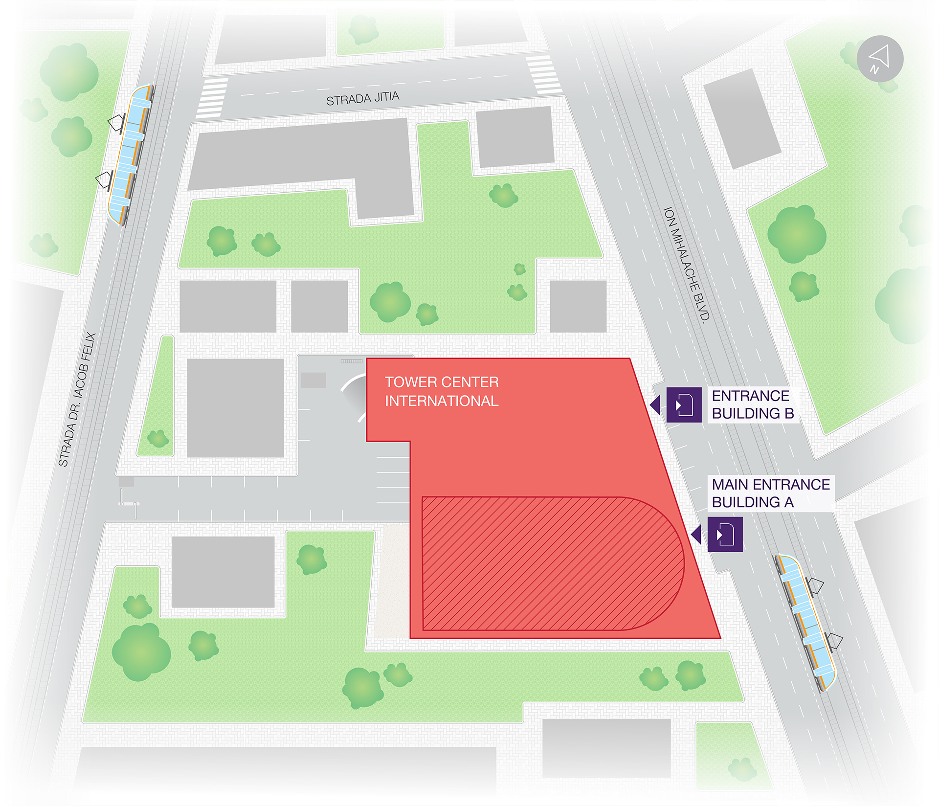 On foot – TOWER CENTER INTERNATIONAL